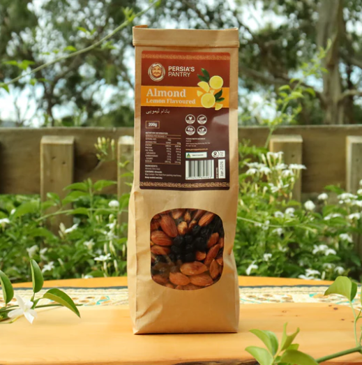 Perisa's Lemon Rosated Almonds – Tasmanian Gourmet Online