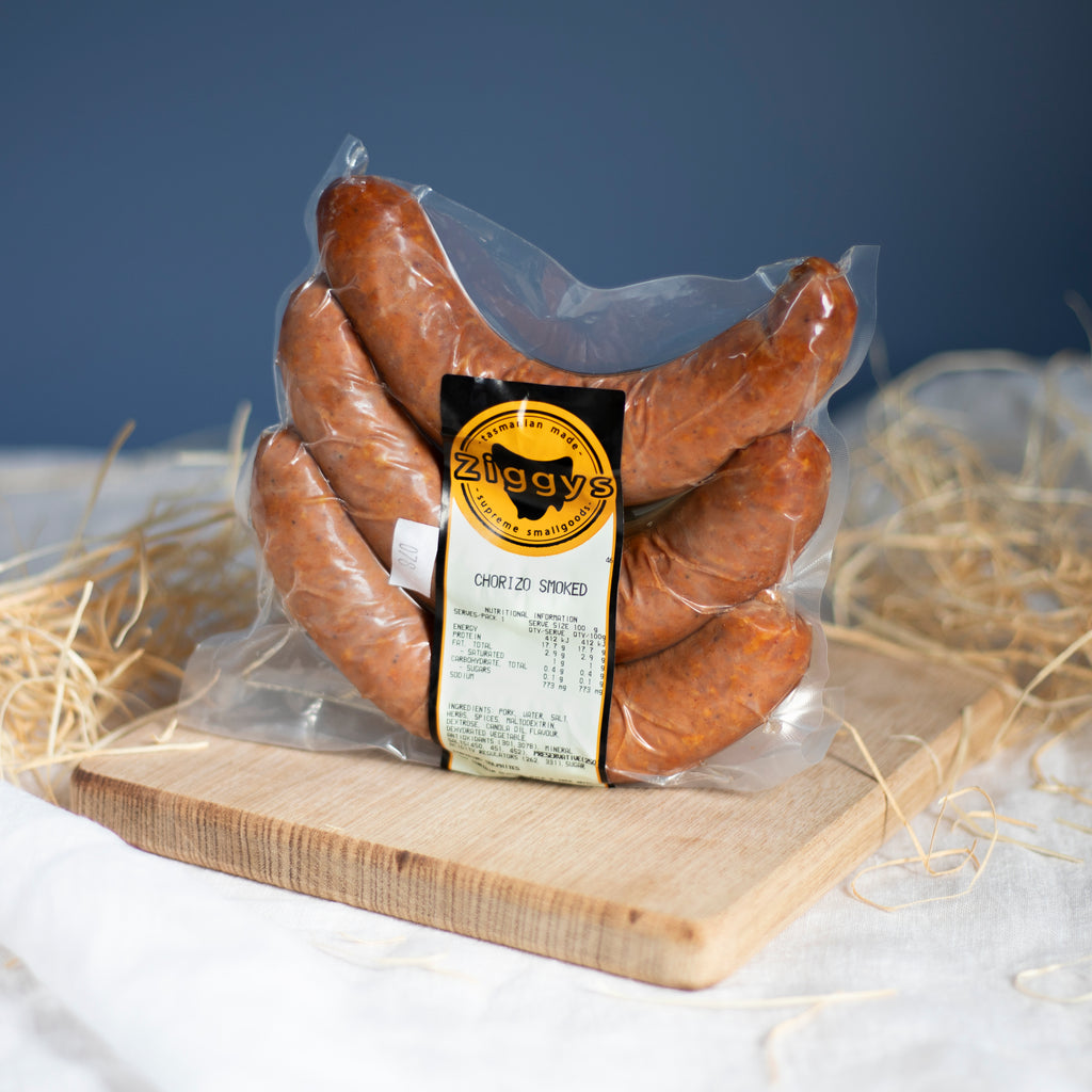 Ziggys Smallgoods - Smoked Chorizo – Tasmanian Gourmet Online
