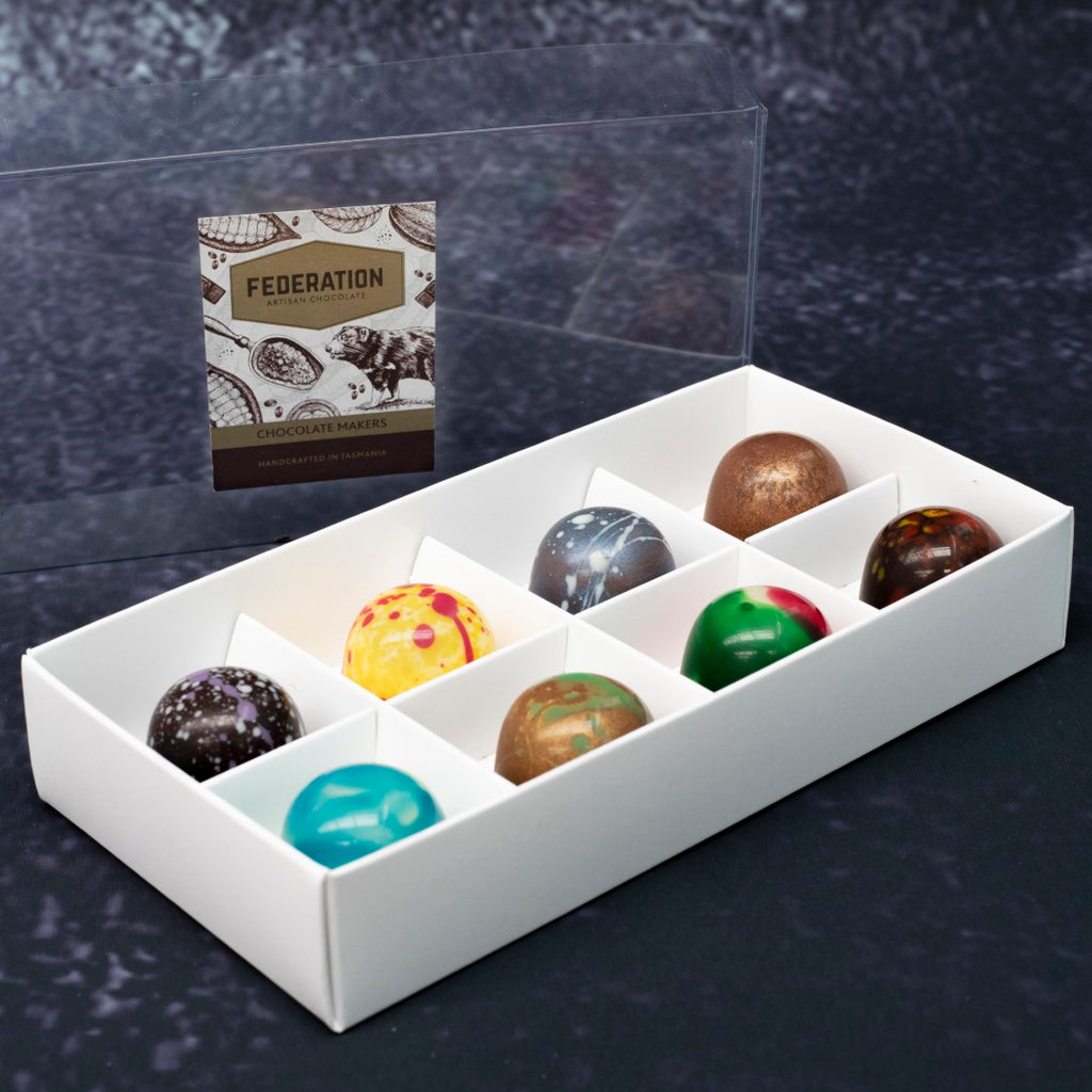 Federation Handmade Gluten Free Chocolates Box of Eight – Tasmanian ...