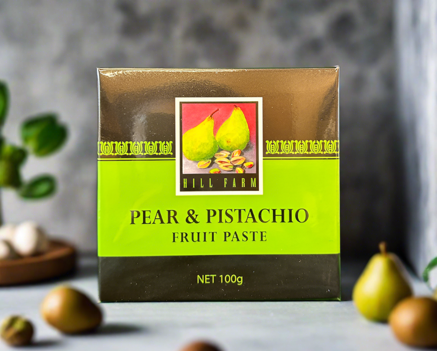 Hill Farm Pear and Pistachio Fruit Paste – Tasmanian Gourmet Online