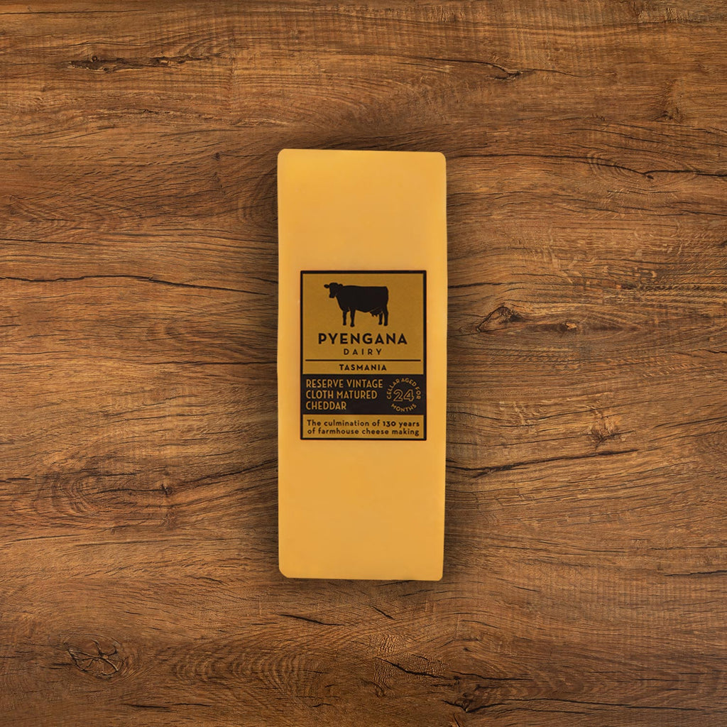 Pyengana Reserve Vintage Cloth Bound Cheddar – Tasmanian Gourmet Online
