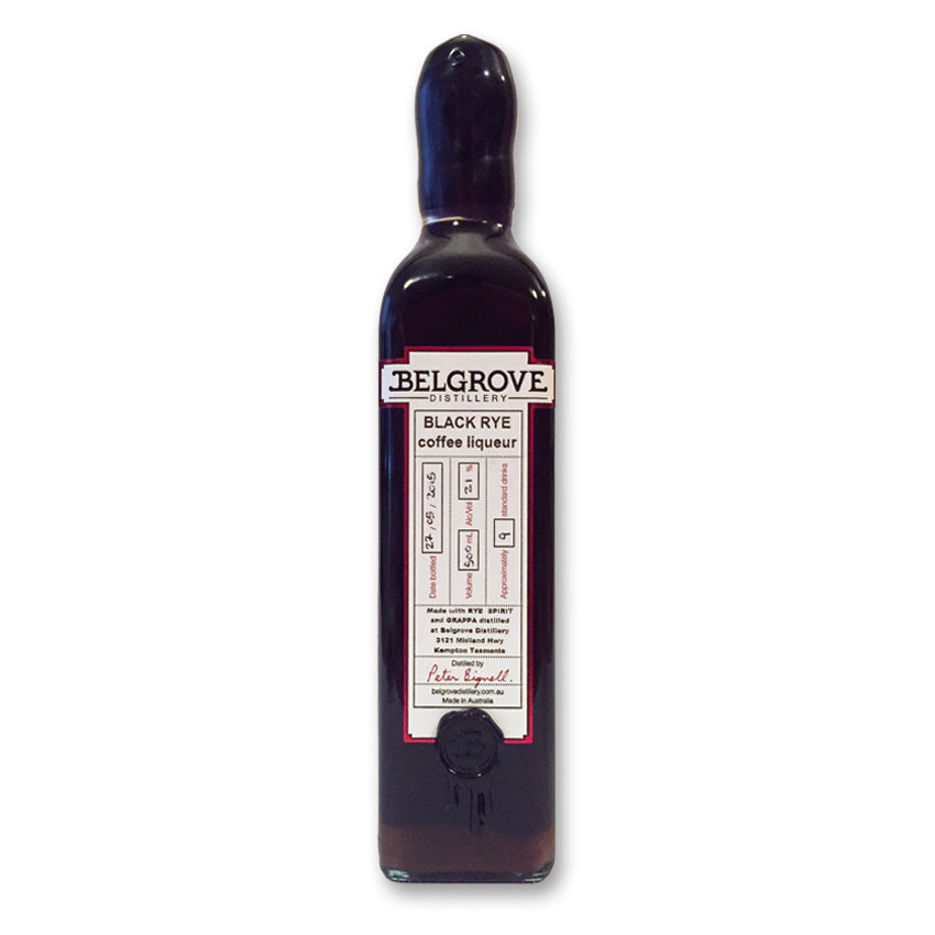Belgrove Black Rye Coffee Liqueur – Tasmanian Gourmet Online
